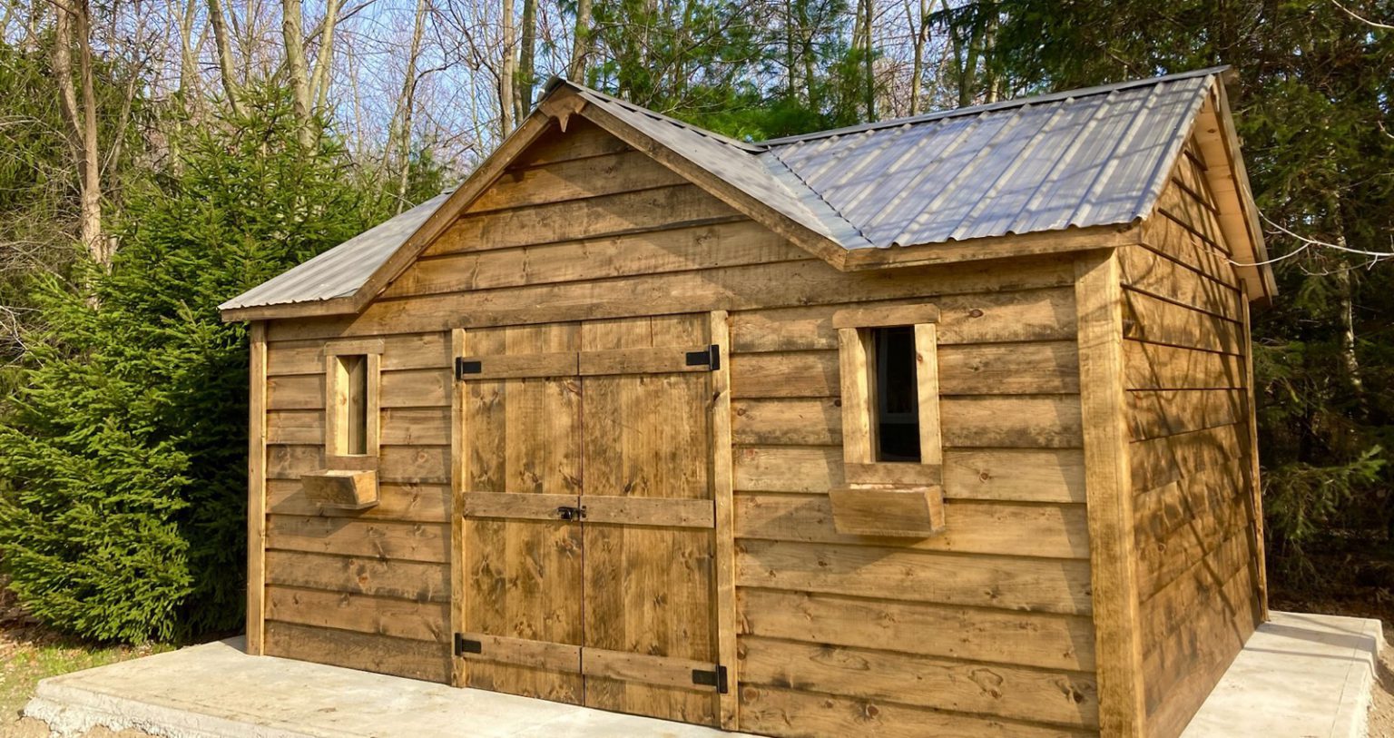 SJ Garden Sheds | Ontario's Custom Shed & Timber Frame Builder